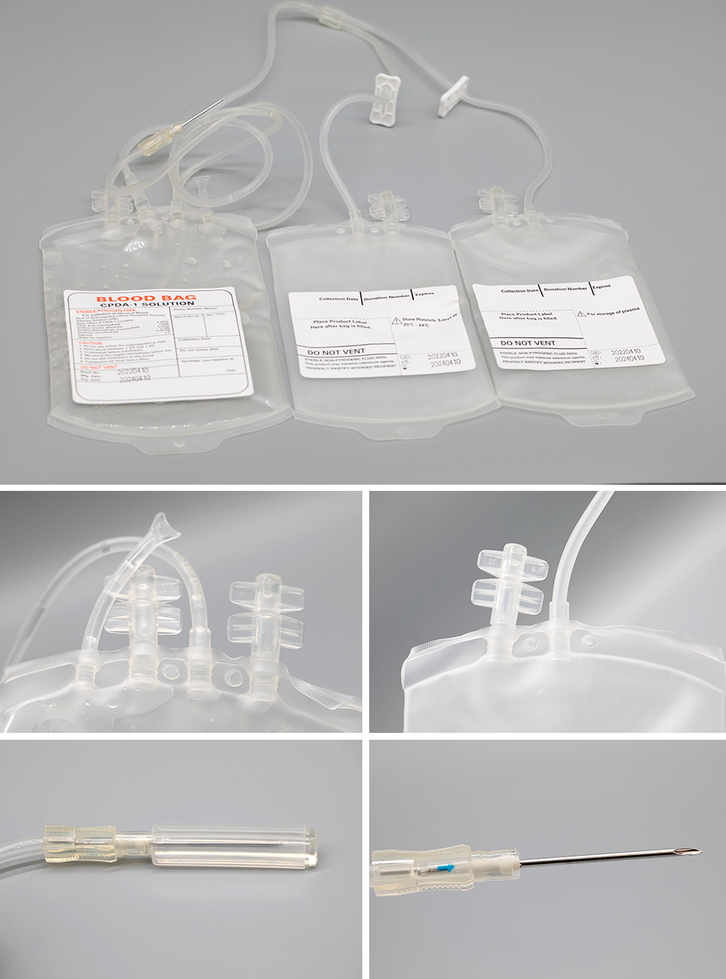 Disposable Single/Double/Triple/Quadruple Blood Collection Bag from ...