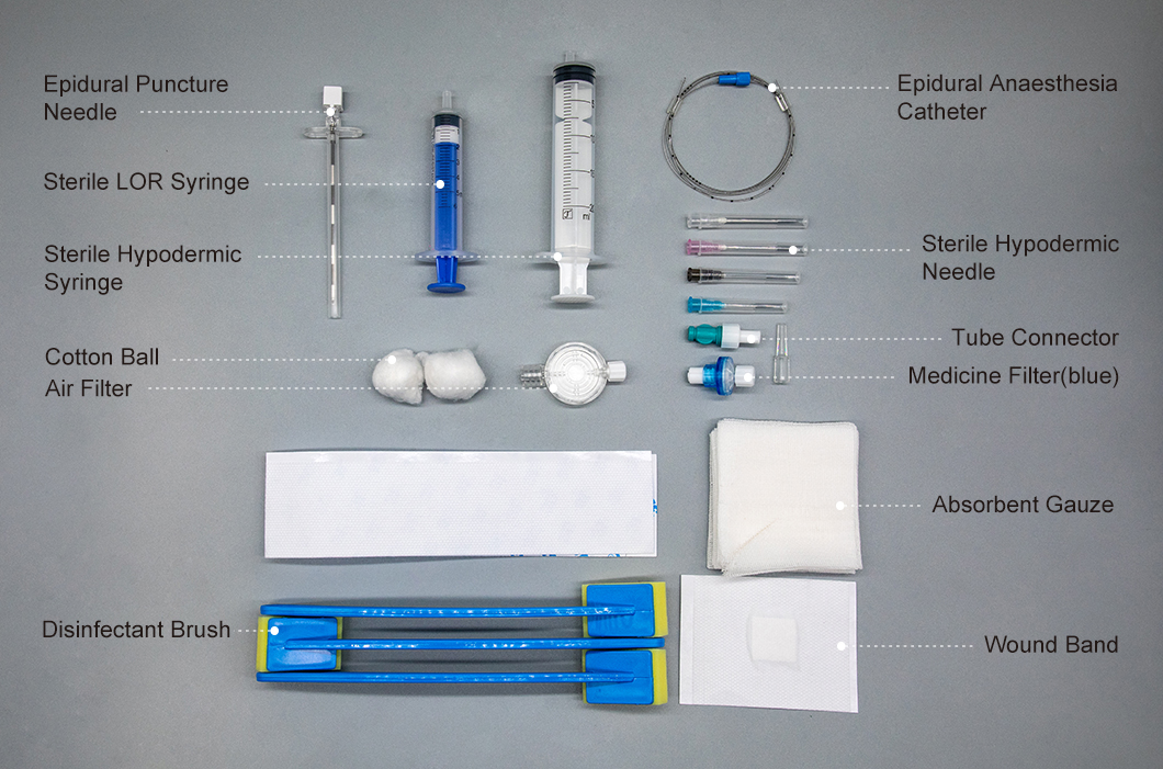 Disposable Combined Kit Sterile Epidural Anesthesia Kit from China ...