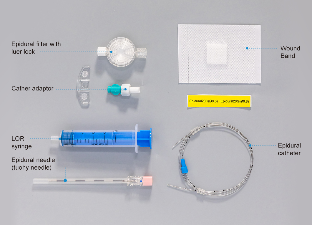 Disposable Continuous Epidural Puncture kit Epidural Anaesthesia Kit ...