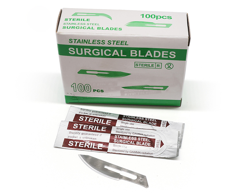 Disposable Sterile Surgical Stainless Steel Scalpel Blade with Gamma ...